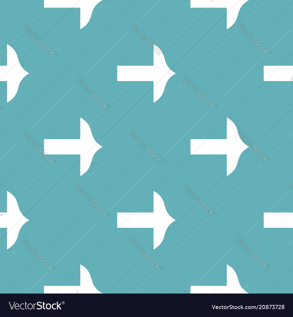 Arrow pattern seamless Royalty Free Vector Image