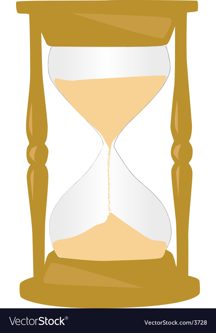 Hourglass Royalty Free Vector Image - VectorStock