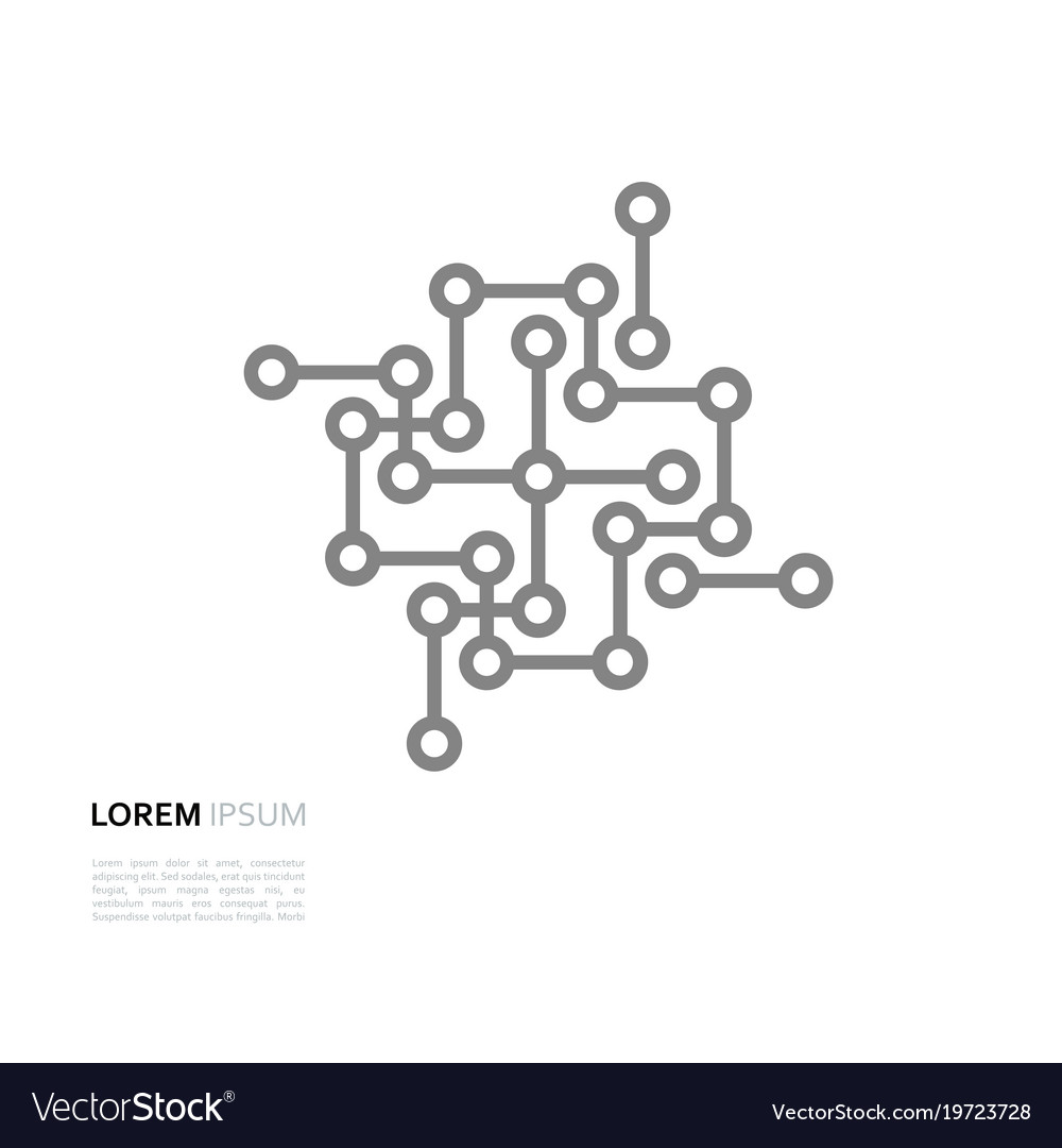 Molecule design Royalty Free Vector Image - VectorStock