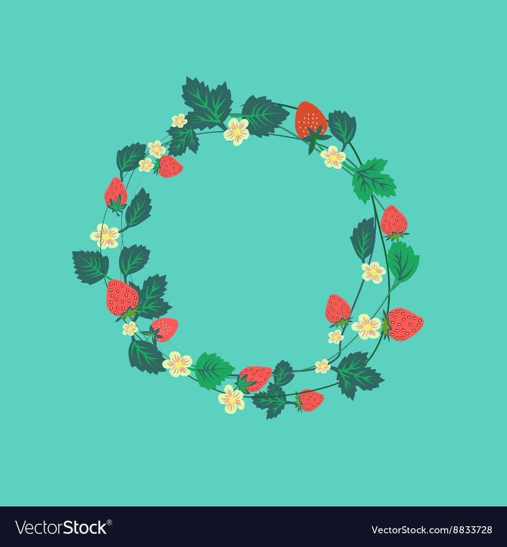 Strawberry background Royalty Free Vector Image