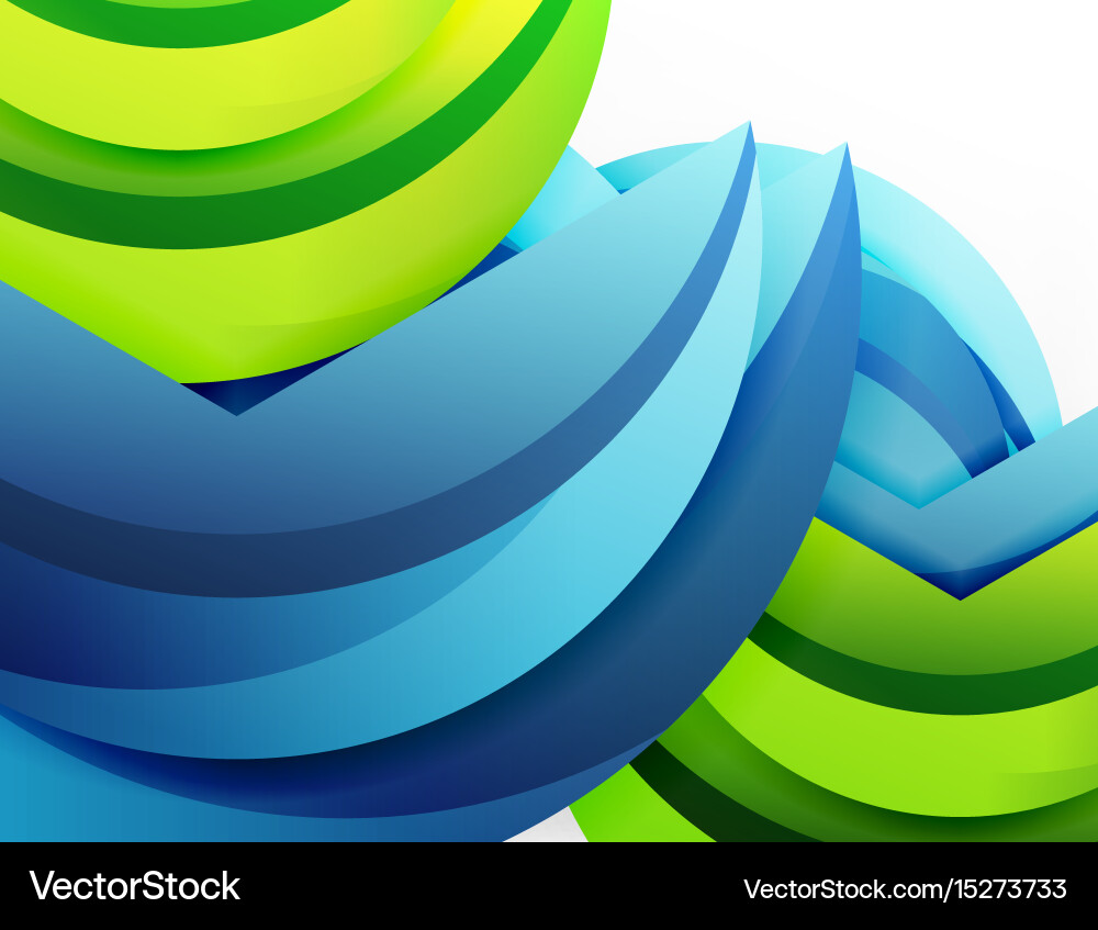 3d wave design Royalty Free Vector Image - VectorStock