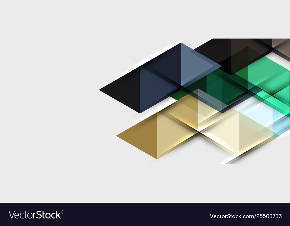 Abstract geometric background modern overlapping Vector Image