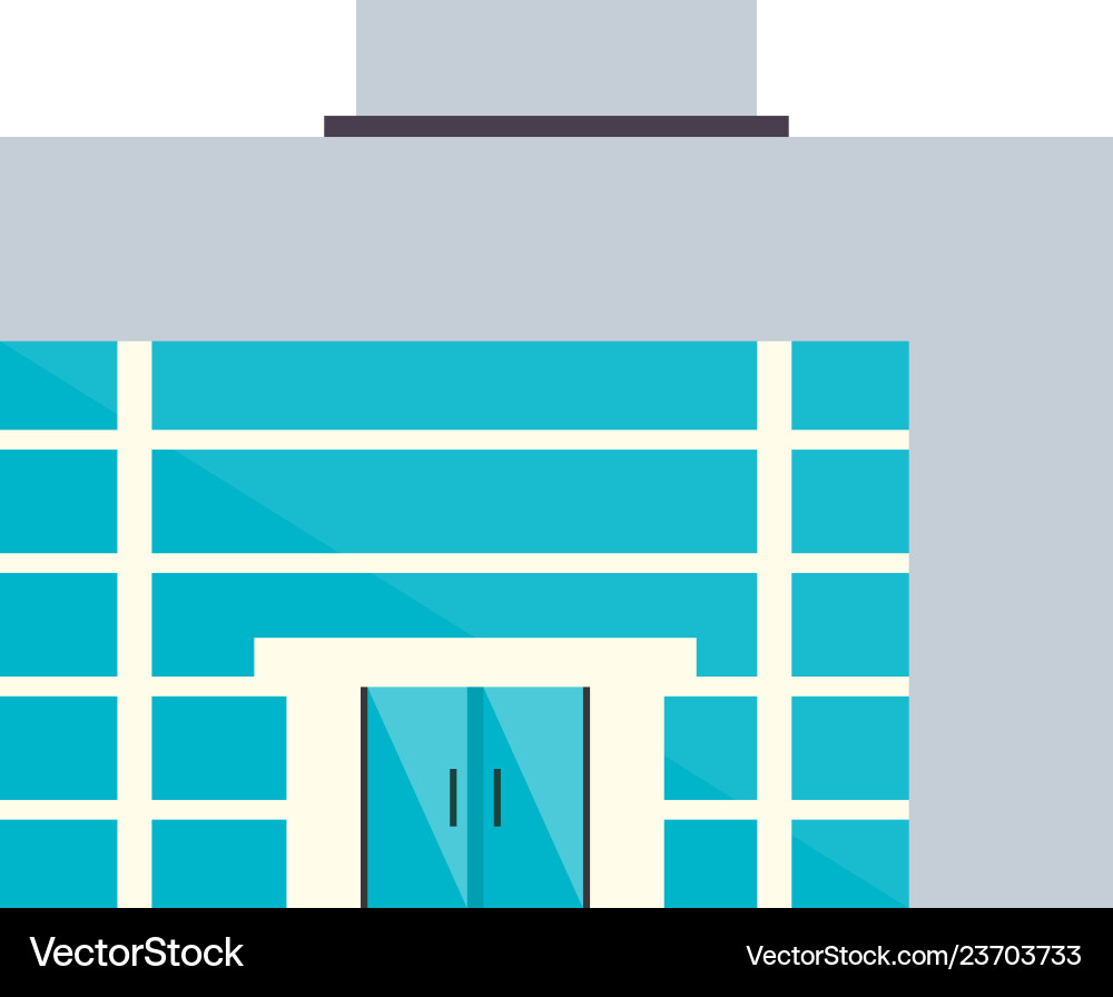 Business building real estate Royalty Free Vector Image