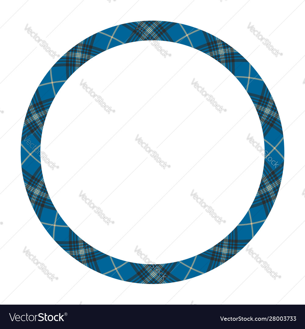 Circle borders and frames round border pattern Vector Image