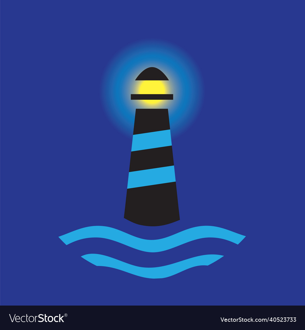 Lighthouse design Royalty Free Vector Image - VectorStock