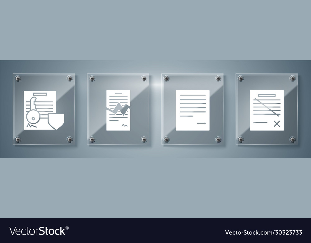 Set delete file document document torn contract Vector Image Set delete file document document torn contract Vector Image