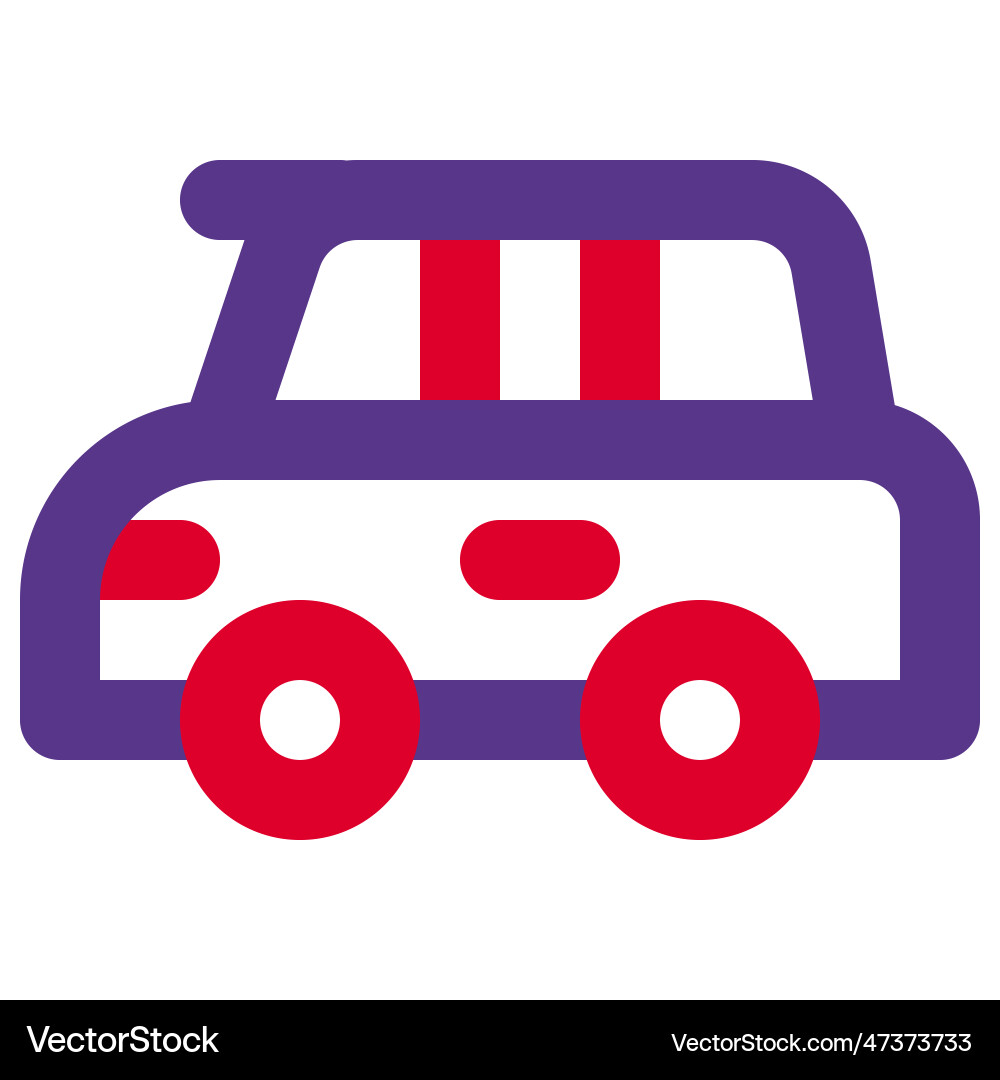 Vintage expensive taxi hackney carriage Royalty Free Vector
