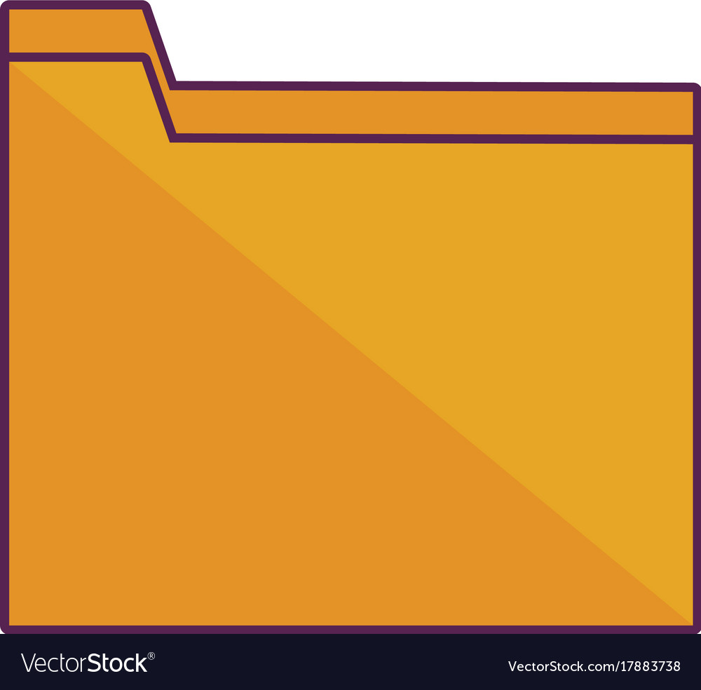 Document folder icon Royalty Free Vector Image