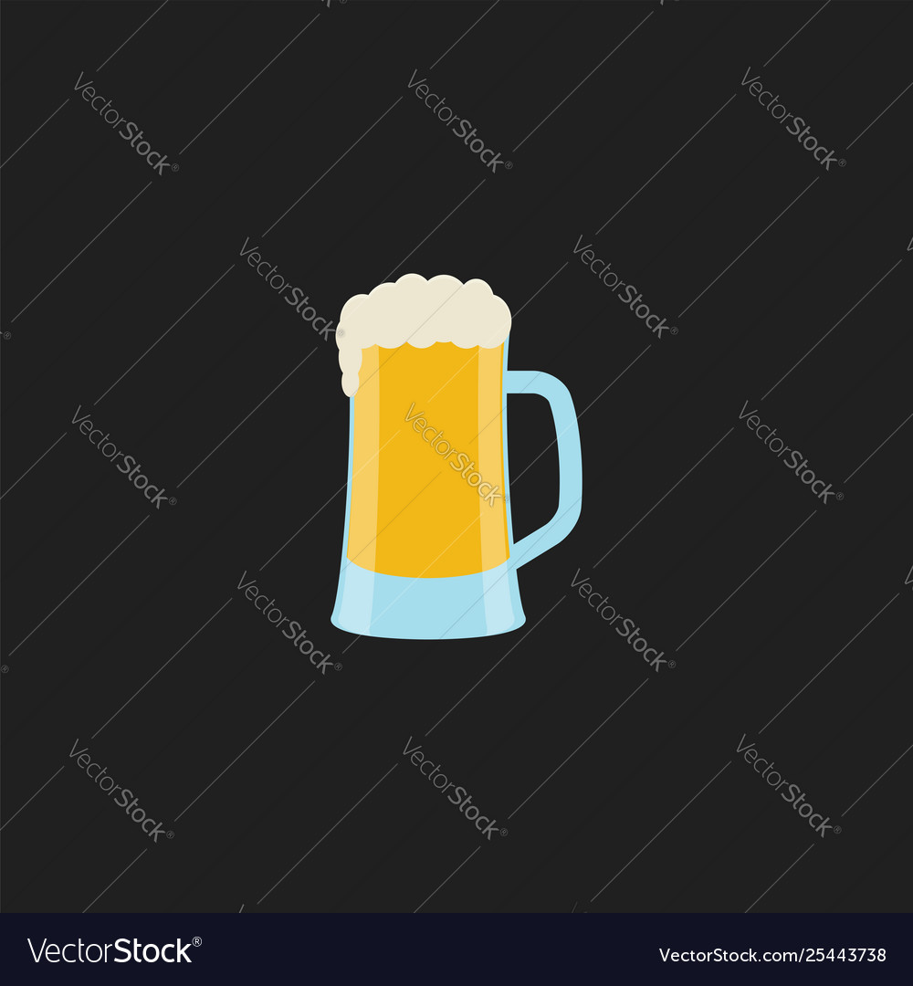 Image draft beer - draught Royalty Free Vector Image