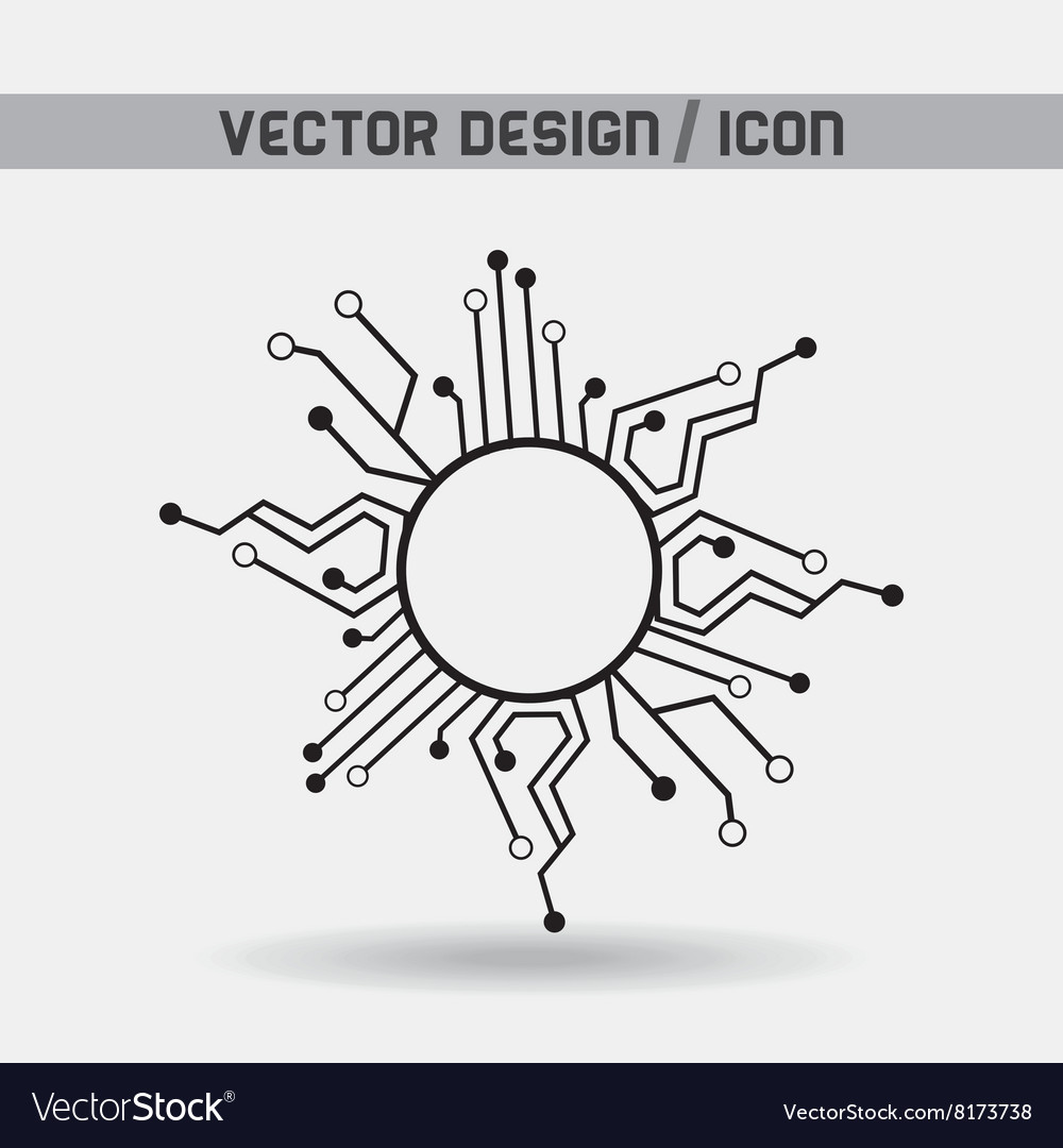 Security system design Royalty Free Vector Image