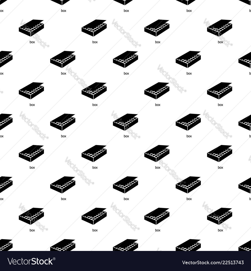 Box pattern seamless Royalty Free Vector Image