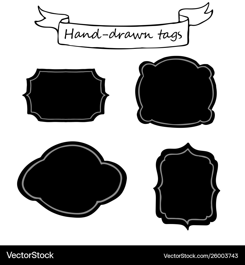 Hand drawn handmade craft knitting and art Vector Image