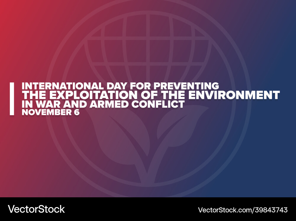 International day for preventing the exploitation Vector Image