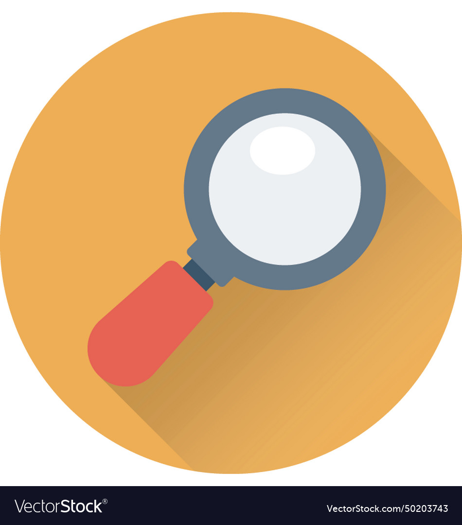 Magnifier icon Royalty Free Vector Image - VectorStock