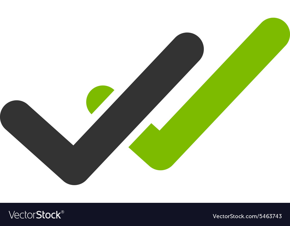 Validation icon from business bicolor set Vector Image
