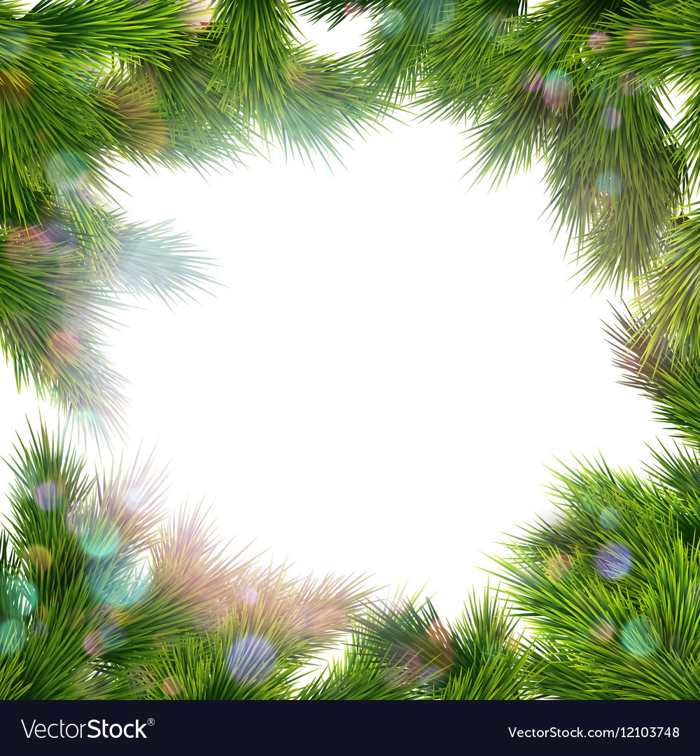 Frame of tree branches eps 10 Royalty Free Vector Image