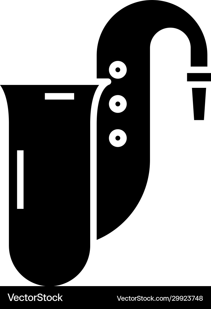 Jazz music black icon concept Royalty Free Vector Image