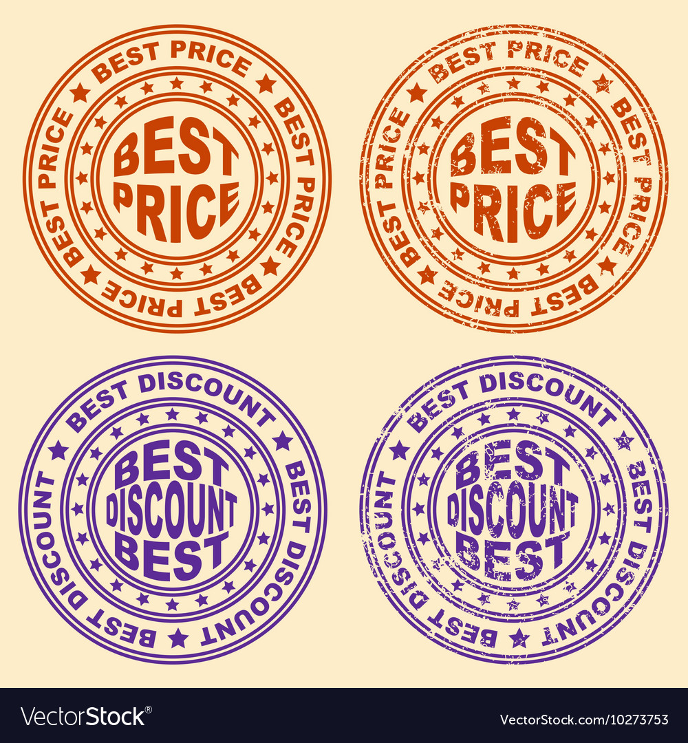 Different versions mark Royalty Free Vector Image