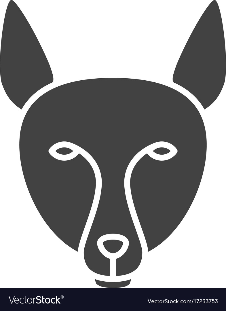 Fox face Royalty Free Vector Image - VectorStock