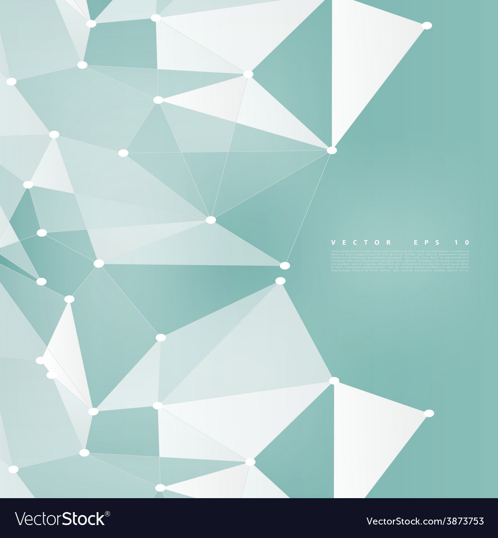Network background abstract polygon Royalty Free Vector