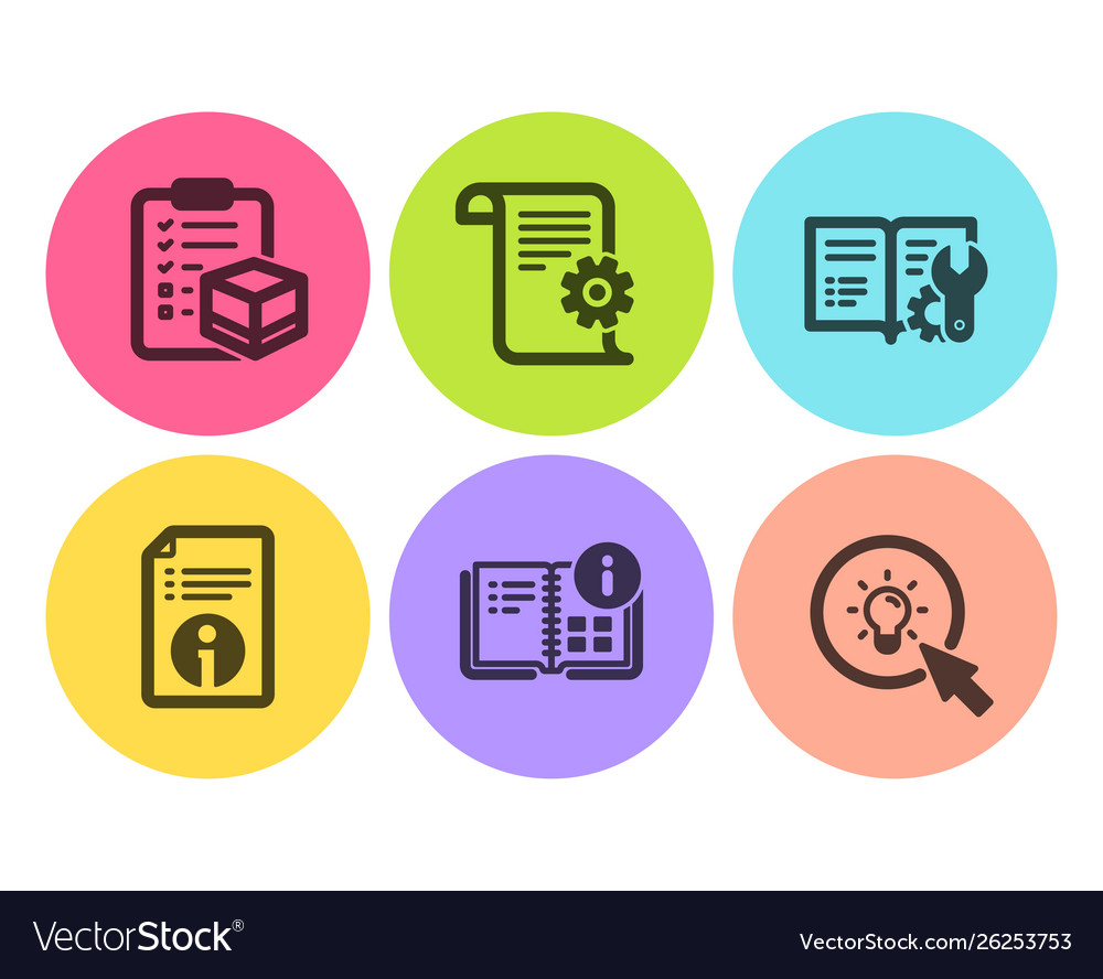 Technical documentation engineering Royalty Free Vector