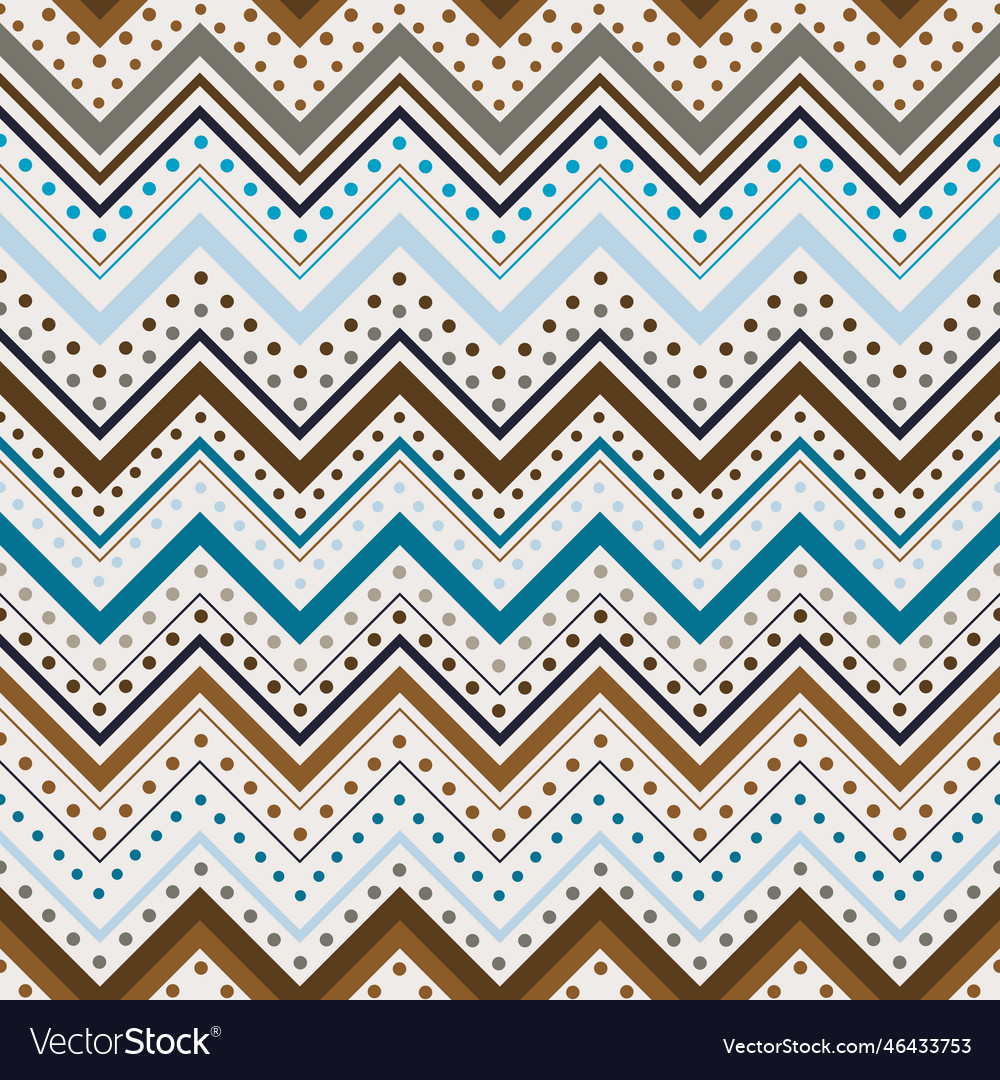Tiled chevron seamless zigzag pattern Royalty Free Vector