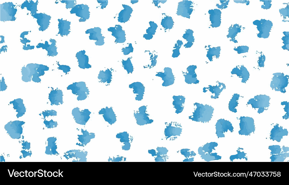 Abstract blue watercolor background for your Vector Image