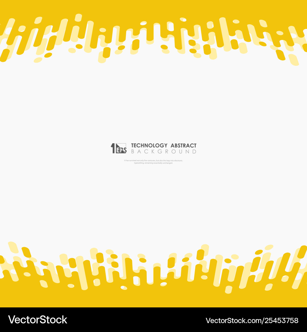 Abstract yellow color stripe line background Vector Image