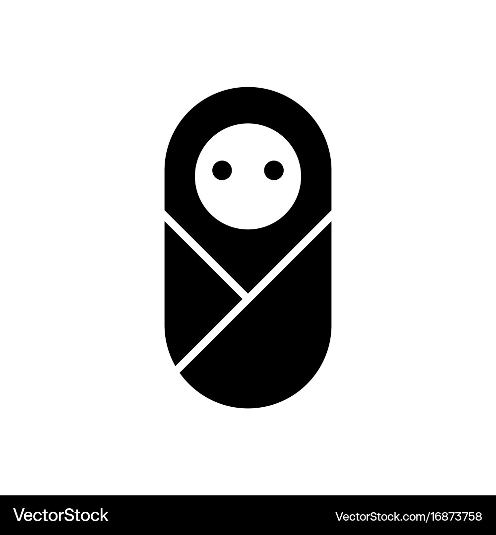 Infant neonate newborn icon Royalty Free Vector Image