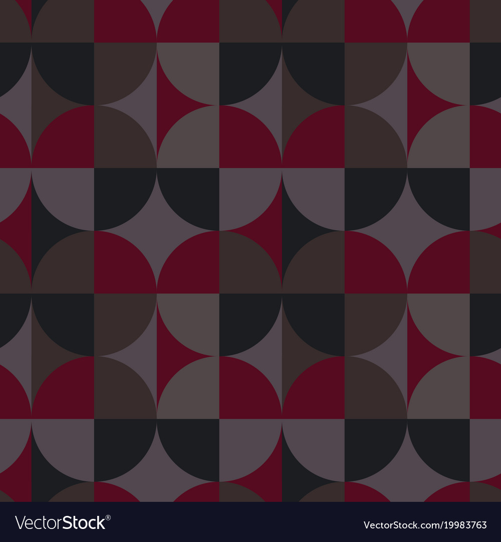 Circle square seamless pattern Royalty Free Vector Image