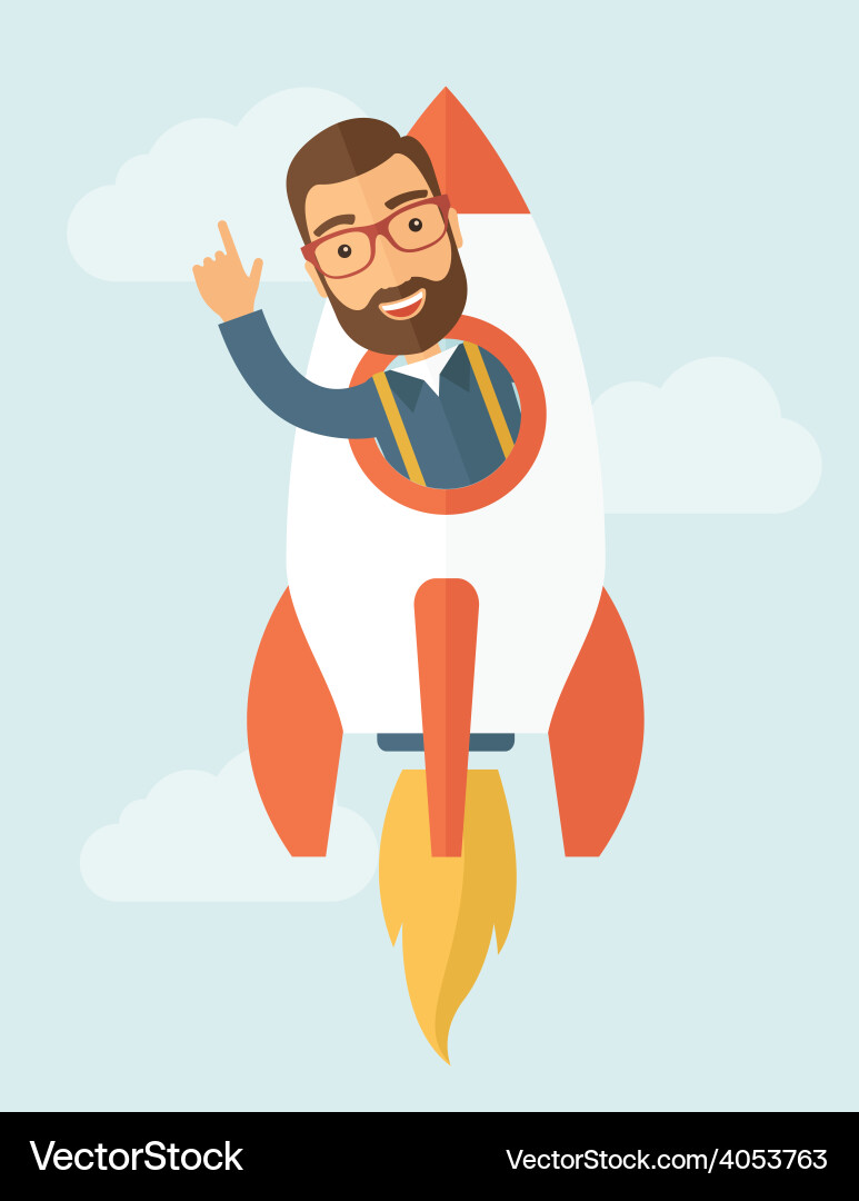 Startup Concept Royalty Free Vector Image Vectorstock