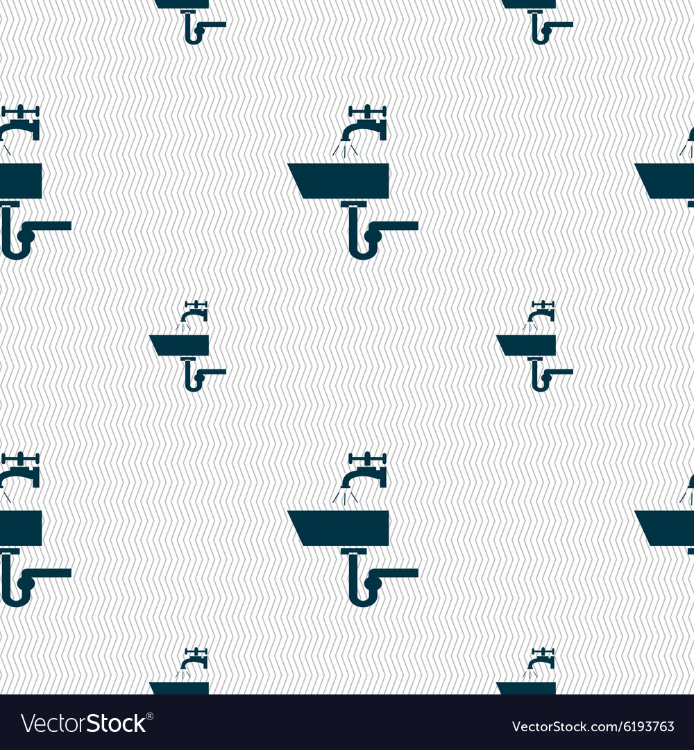 Washbasin icon sign seamless pattern Royalty Free Vector Washbasin icon sign seamless pattern Royalty Free Vector