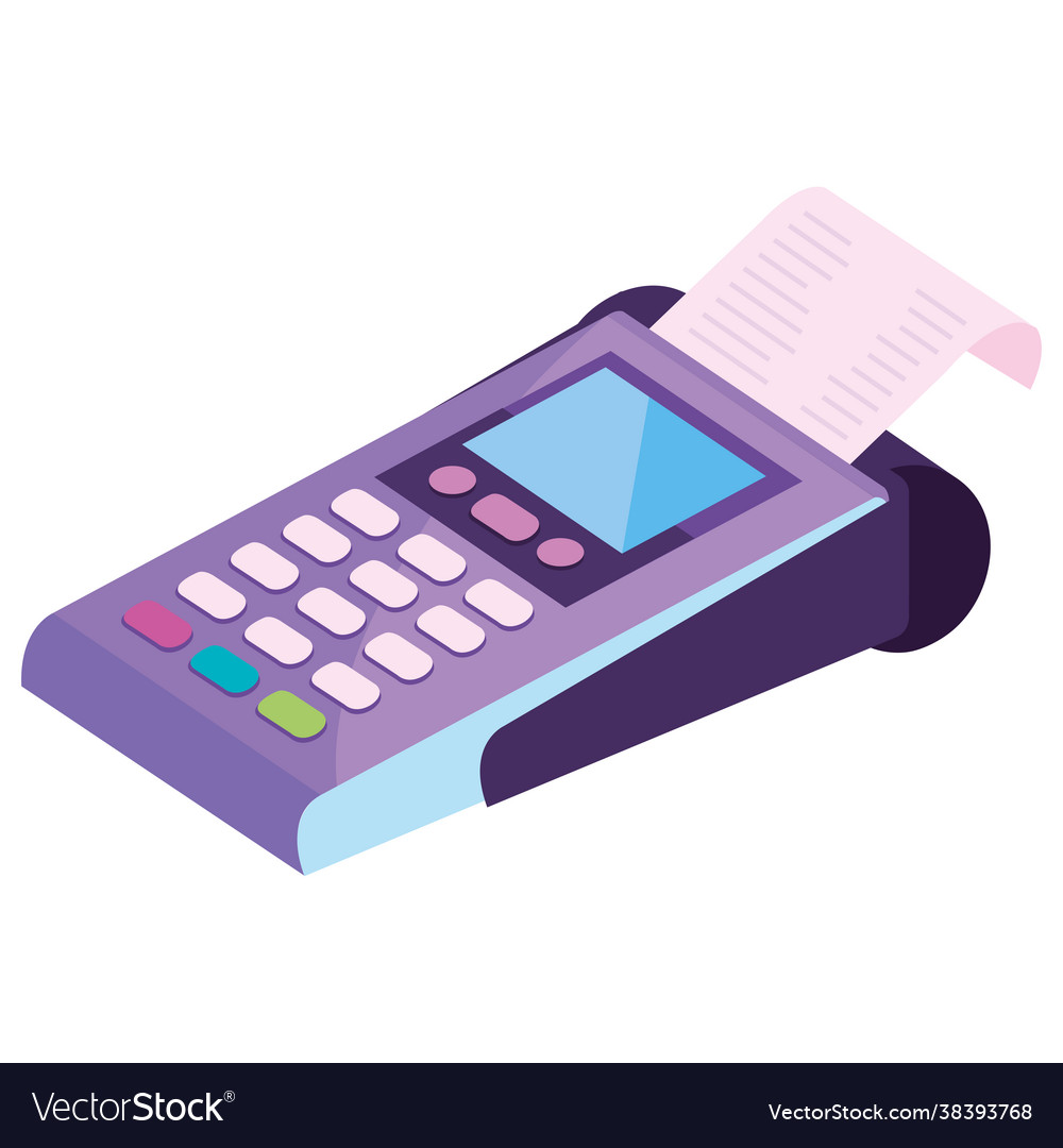 Dataphone device icon Royalty Free Vector Image