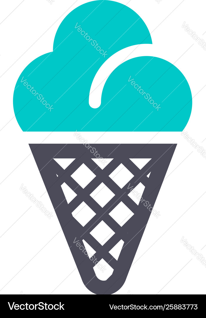 New gray turquoise icon on a white background Vector Image