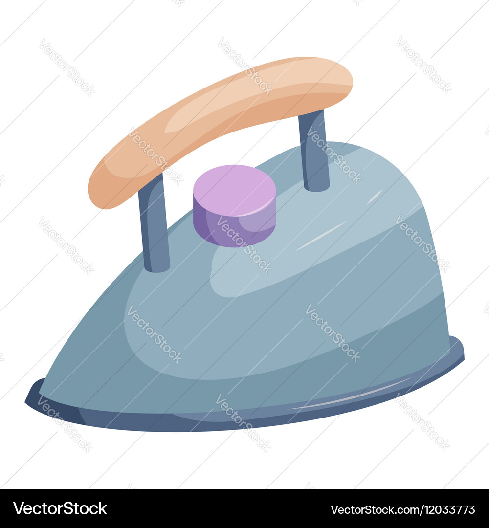 Steel iron icon cartoon style Royalty Free Vector Image