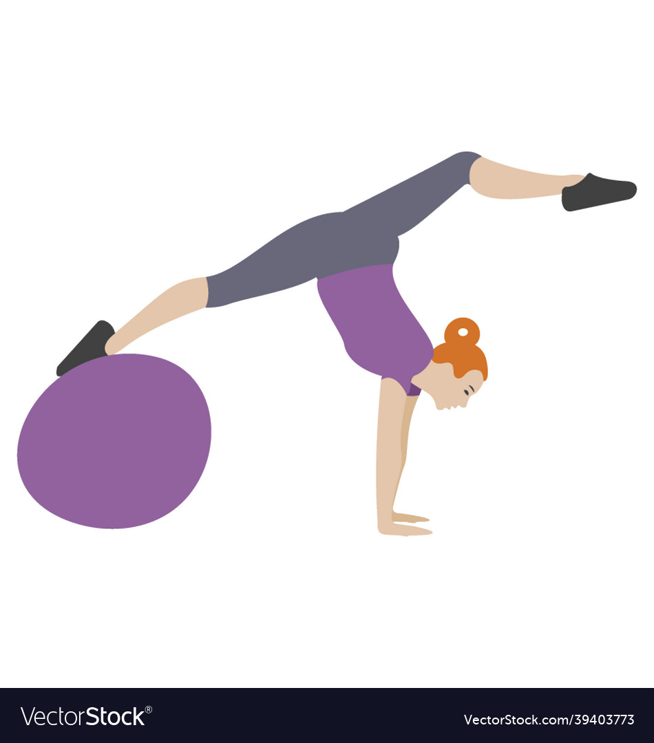 Workout exercise Royalty Free Vector Image - VectorStock