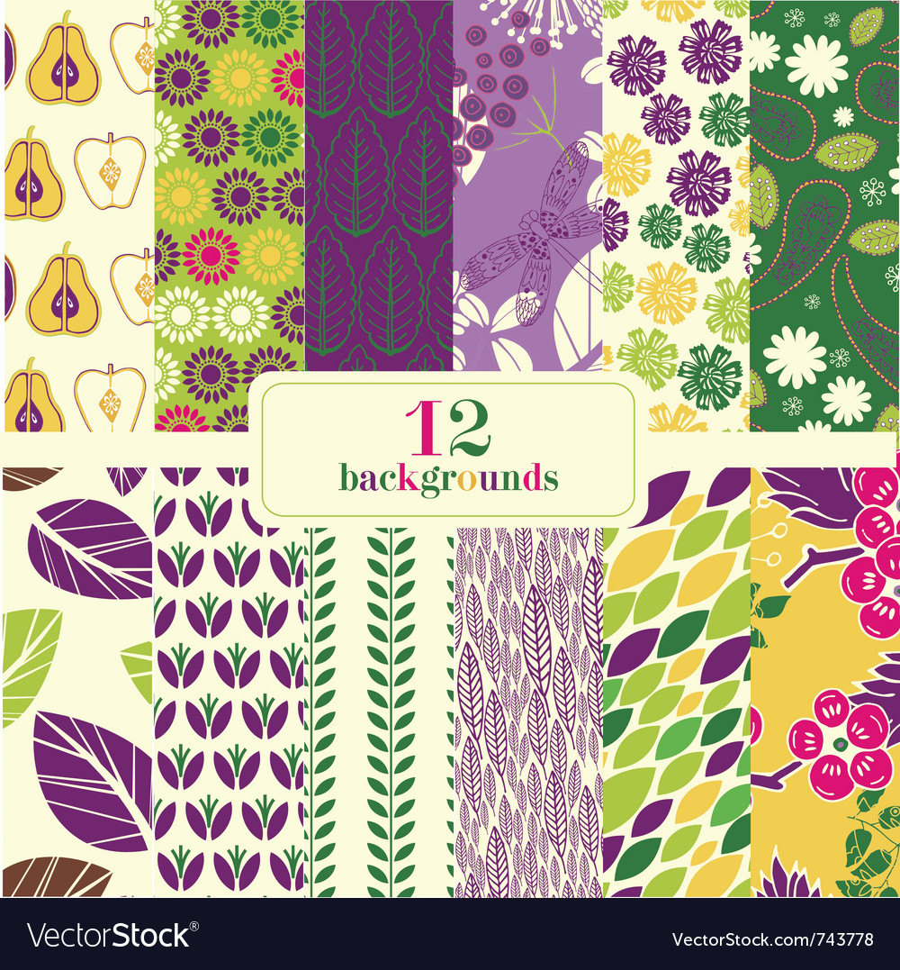 Classic patterns Royalty Free Vector Image - VectorStock