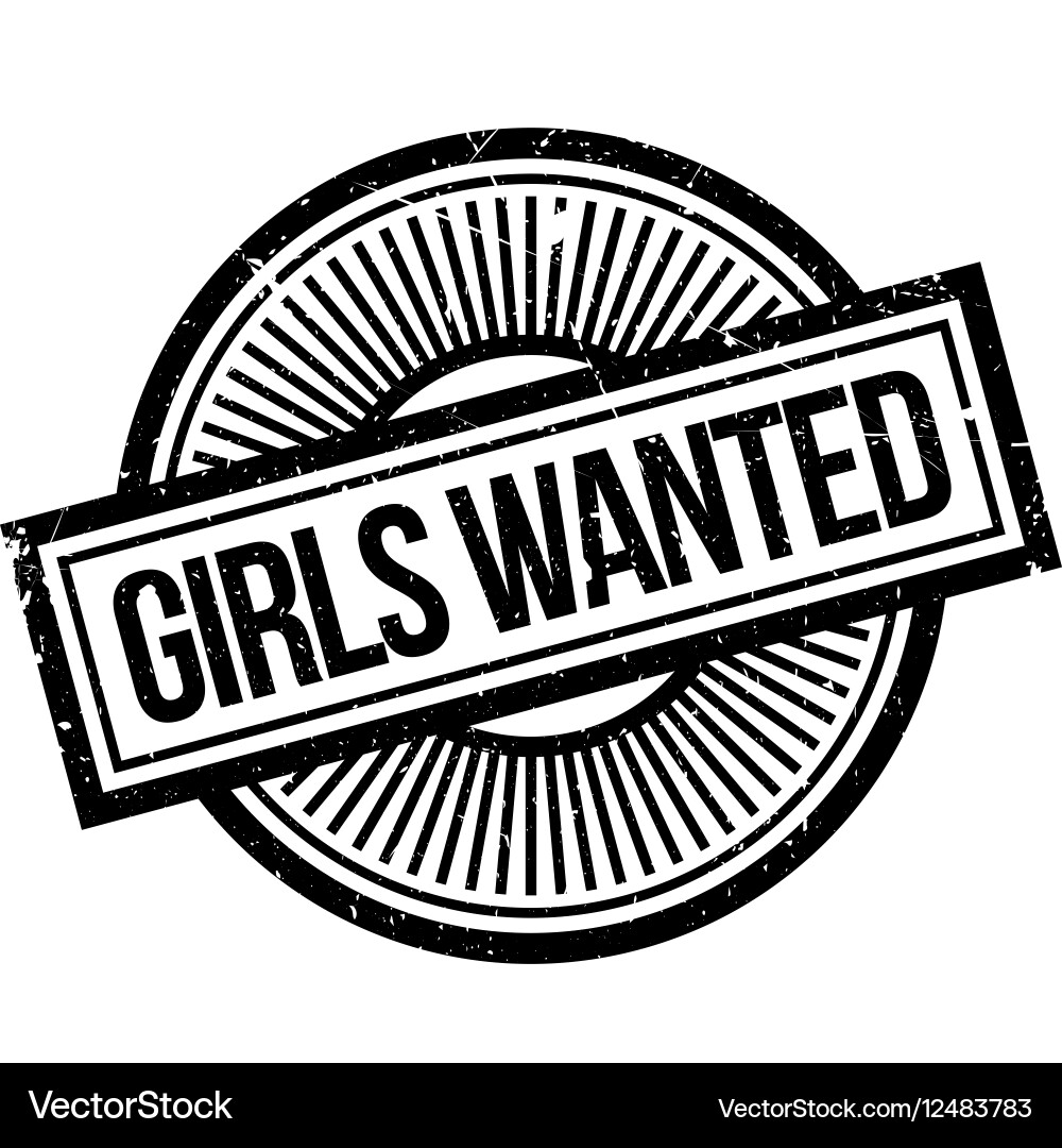 Girls Wanted rubber stamp Royalty Free Vector Image
