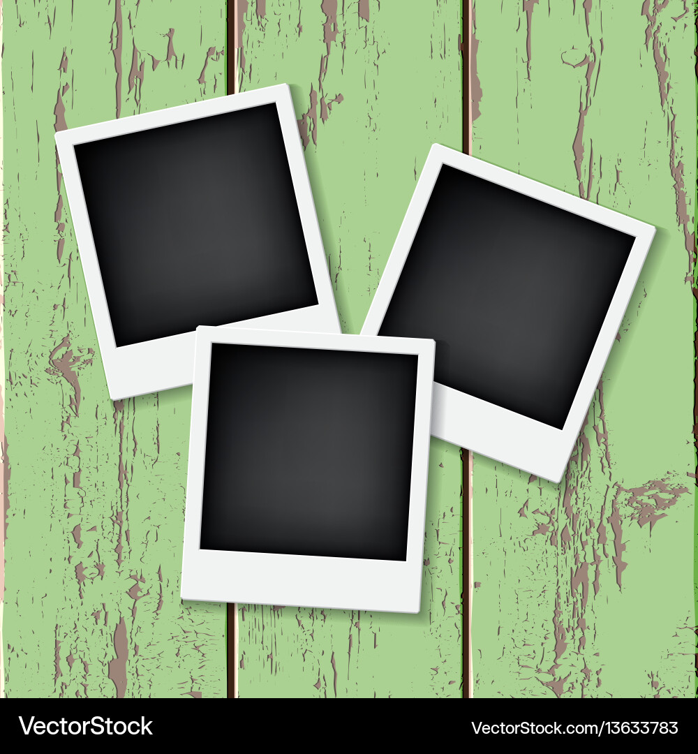 Instant vintage photos frames Royalty Free Vector Image