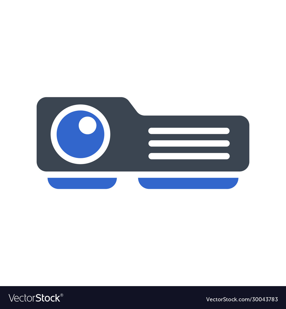Projector presentation icon Royalty Free Vector Image