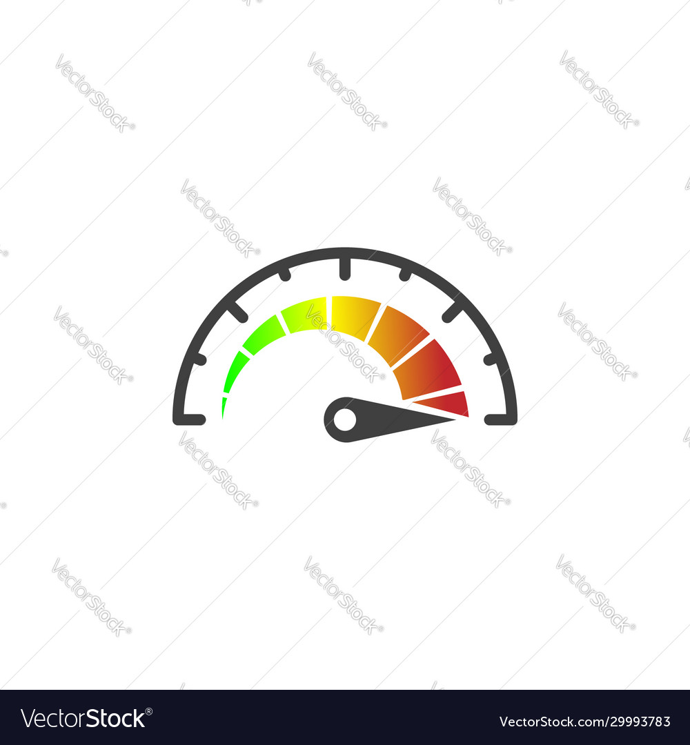 Speedometer speed isolated Royalty Free Vector Image