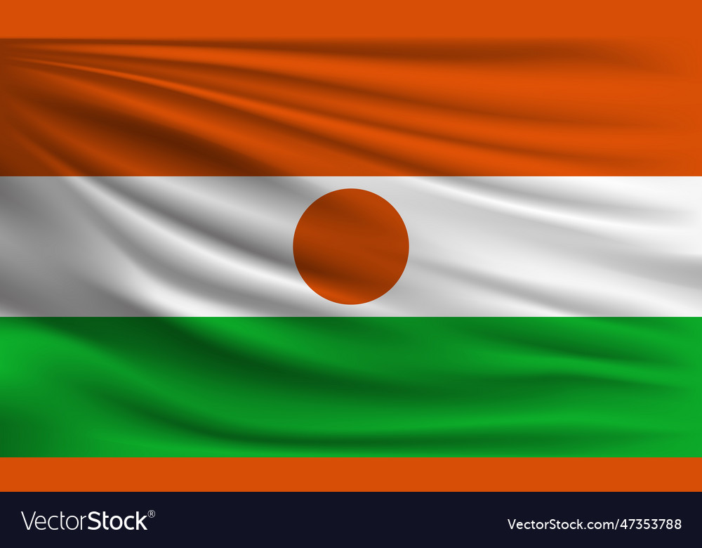 Flag of niger Royalty Free Vector Image - VectorStock