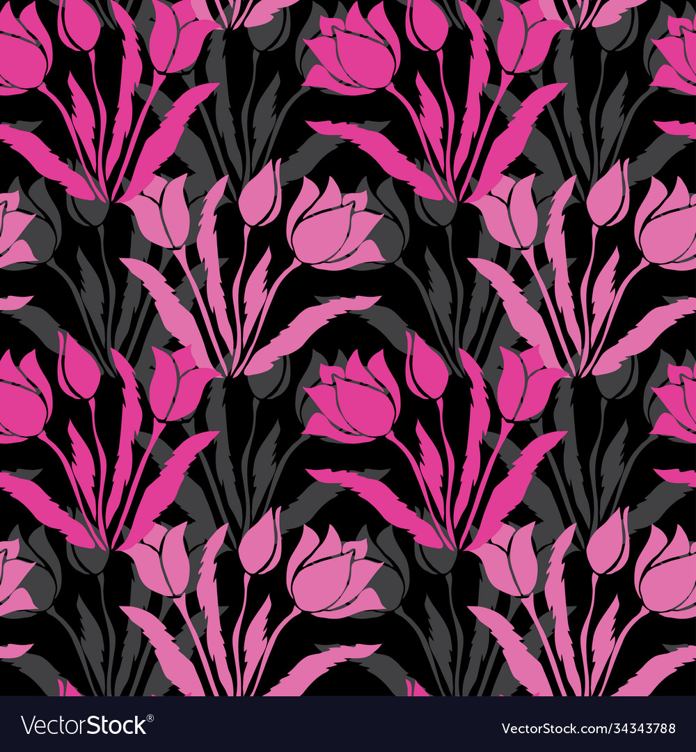 Floral seamless pattern Royalty Free Vector Image