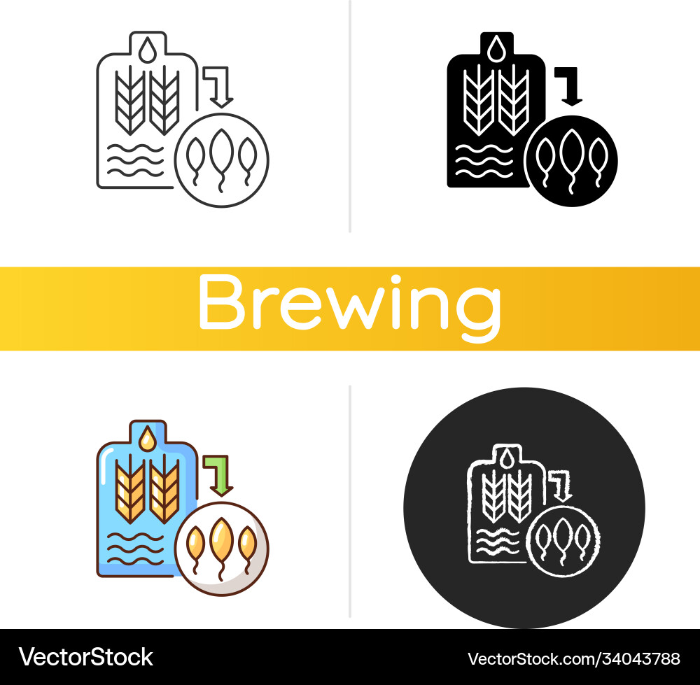 Malting icon Royalty Free Vector Image - VectorStock