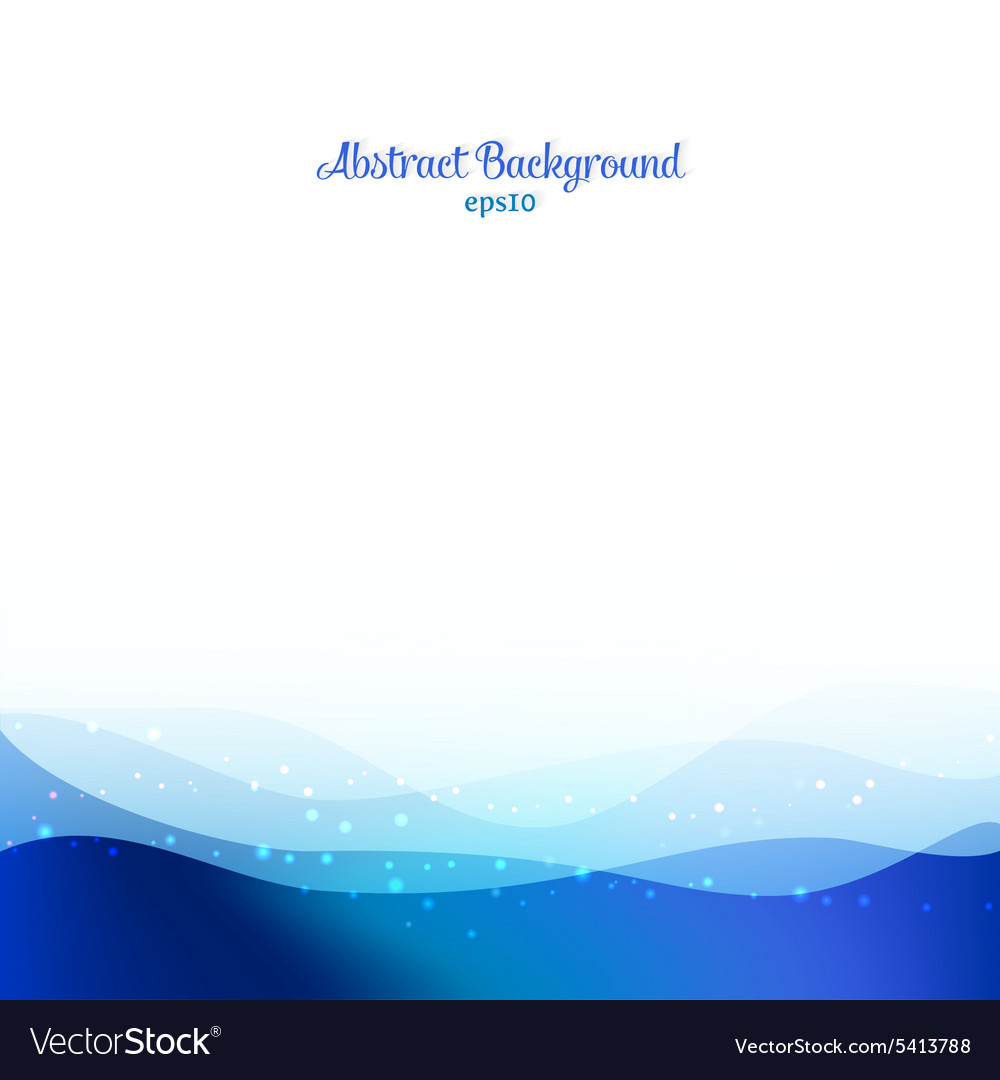 Sea waves abstract background Royalty Free Vector Image