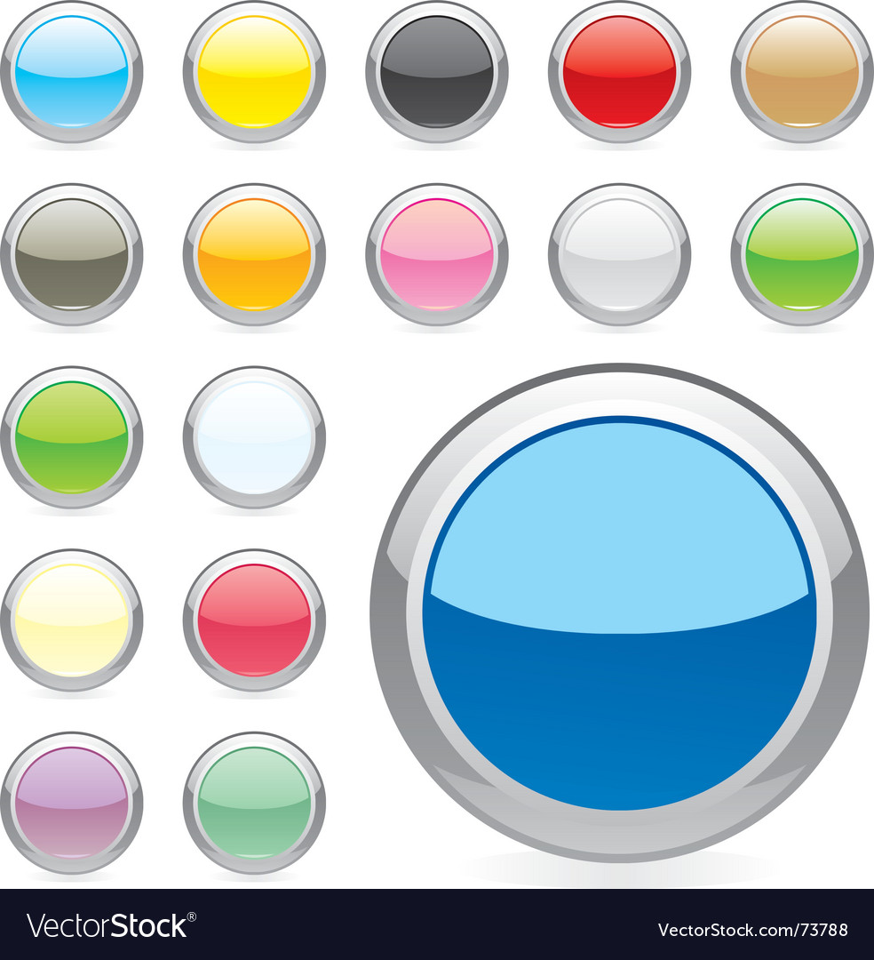 Web buttons Royalty Free Vector Image - VectorStock