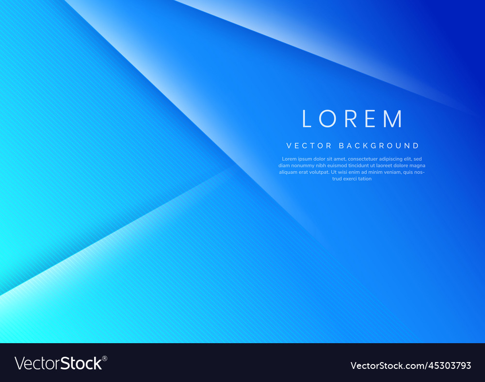 Abstract blue gradient diagonal background Vector Image