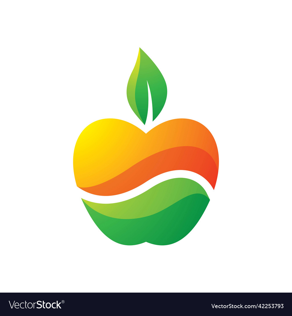Apple logo images Royalty Free Vector Image - VectorStock