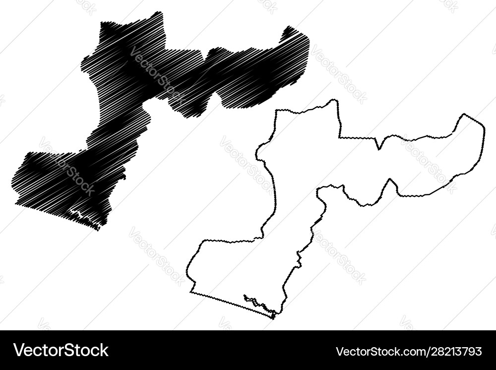Margibi county counties liberia republic Vector Image