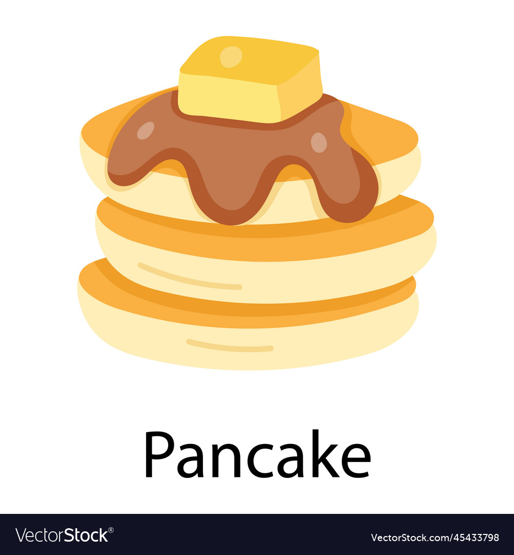 Pancake Royalty Free Vector Image - VectorStock